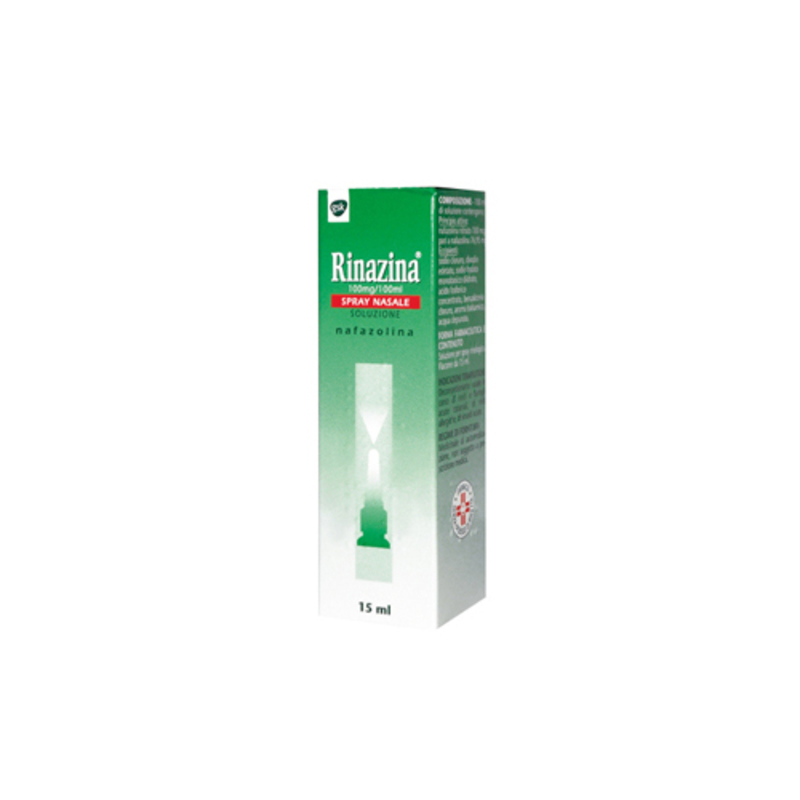 Rinazina 100 Mg/100 Ml Spray Nasale Soluzione Flacone 15 Ml ...