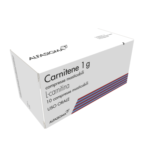 Carnitene 1 G Compresse Masticabili Blister Alu/Alu 10 Compresse ...