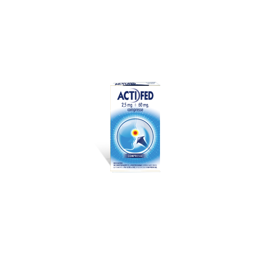 Actifed 2,5 Mg + 60 Mg 12 Compresse | MarconiFarma - La tua farmacia ...