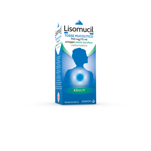 Lisomucil 750 Mg/15 Ml Sciroppo Senza Zucchero Flacone 200 Ml ...
