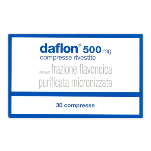 Daflon 500 Mg Compresse Rivestite Con Film 30 Compresse | MarconiFarma ...