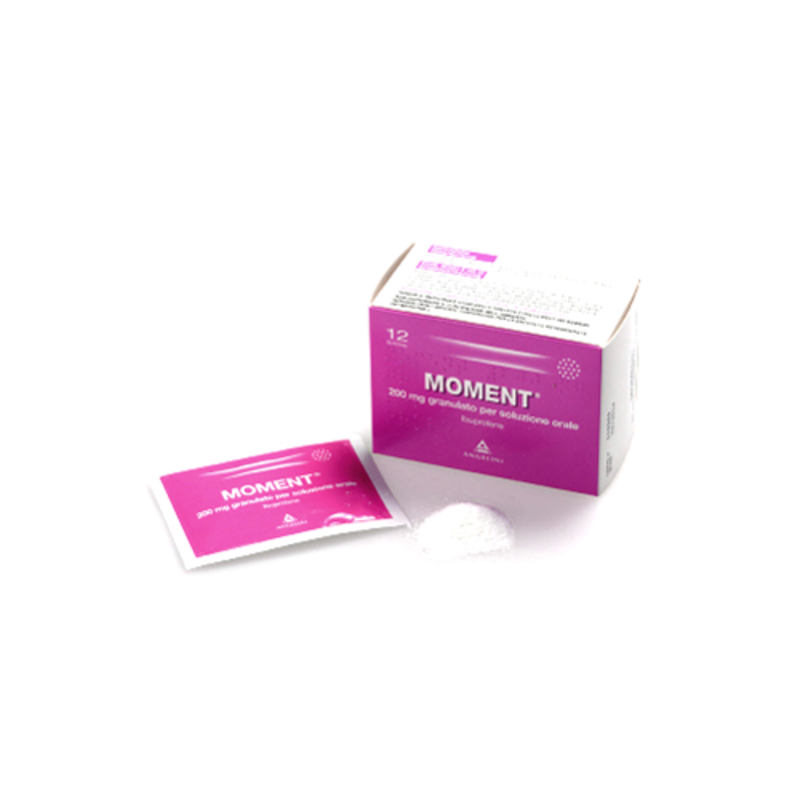Moment 200 Mg Granulato Per Soluzione Orale 12 Bustine | MarconiFarma ...