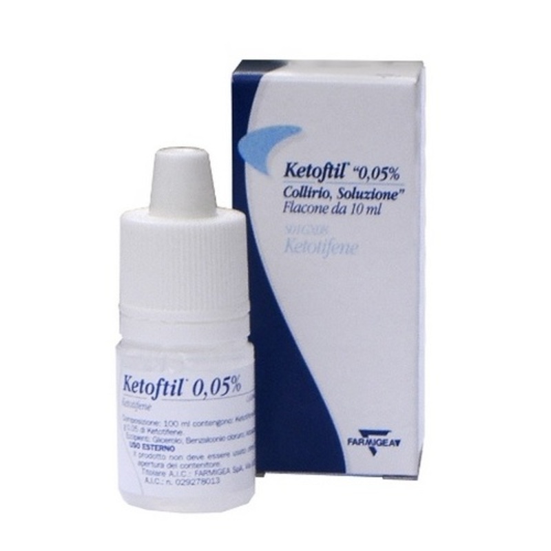 Ketoftil 0,05% Collirio, Soluzione Flacone Da 10 Ml | MarconiFarma - La ...