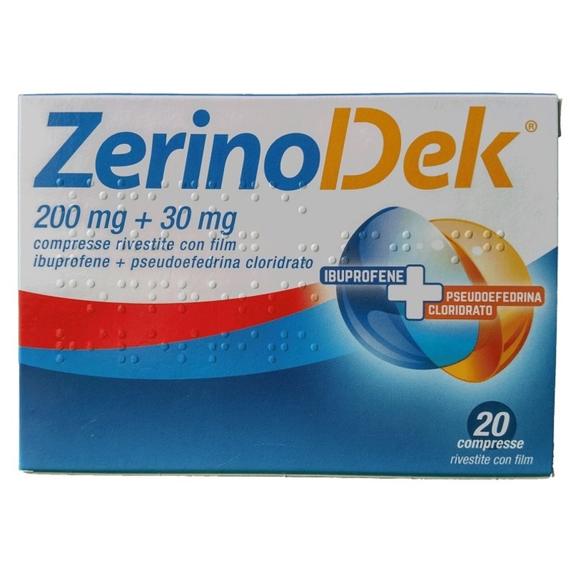 Zerinol Zerinodek 200mg/30mg Compresse Rivestite Con Film 20 Compresse ...