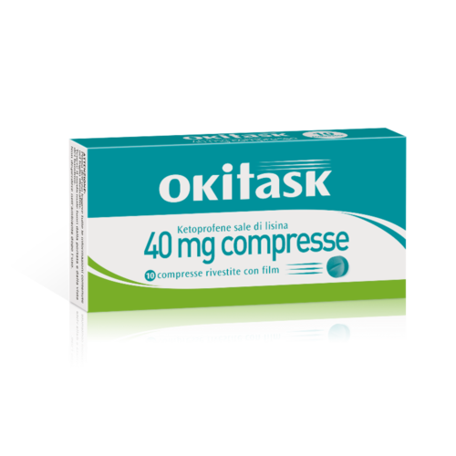 Okitask 40 Mg Compressa Rivestita Con Film, 10 Compresse In Blister Al ...