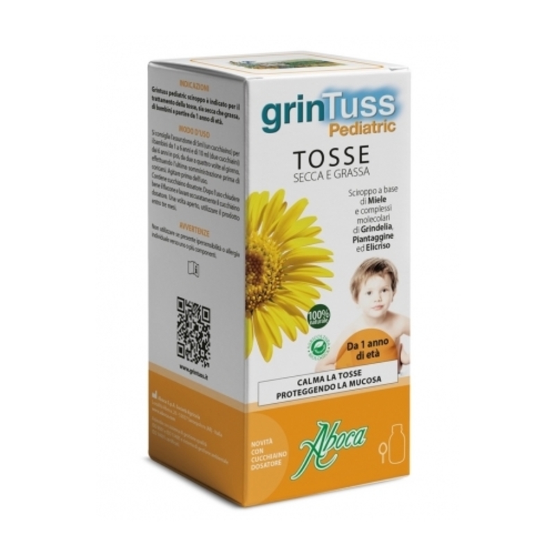 Aboca Grintuss Pediatric Sciroppo 180 Gr | MarconiFarma - La tua farmacia online di fiducia