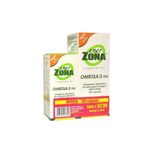 Enerzona Omega 3 Rx Integratore Alimentare 120 + 48 Capsule ...