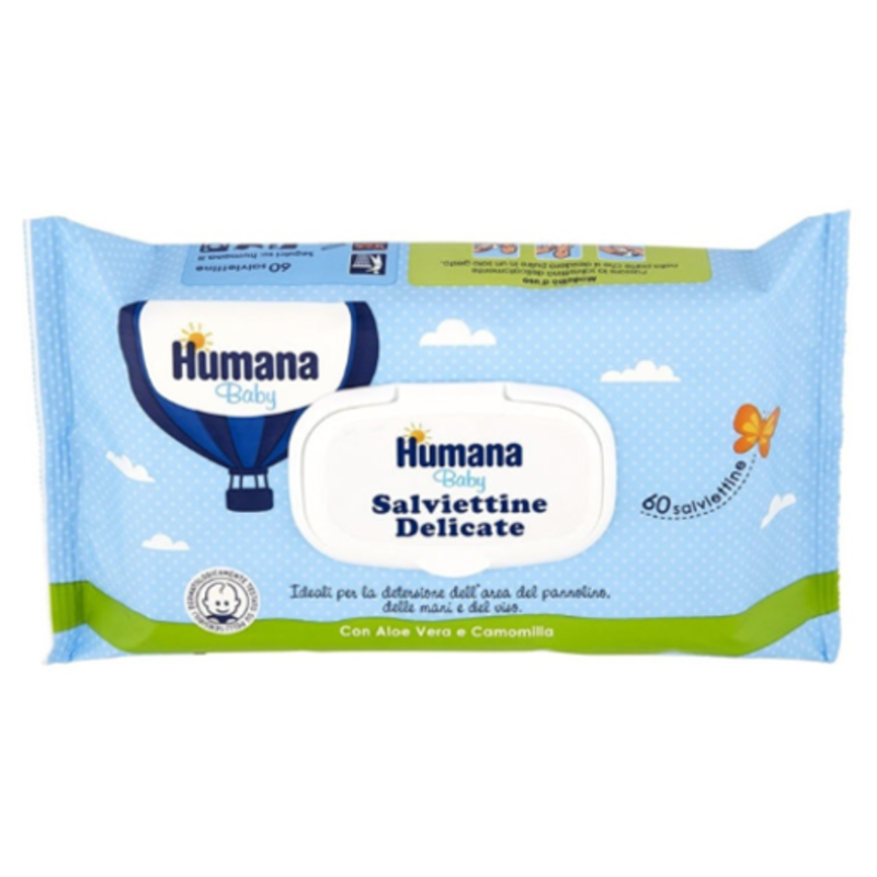 Humana Baby Salviette Delicate 72 Pz | MarconiFarma - La tua farmacia ...