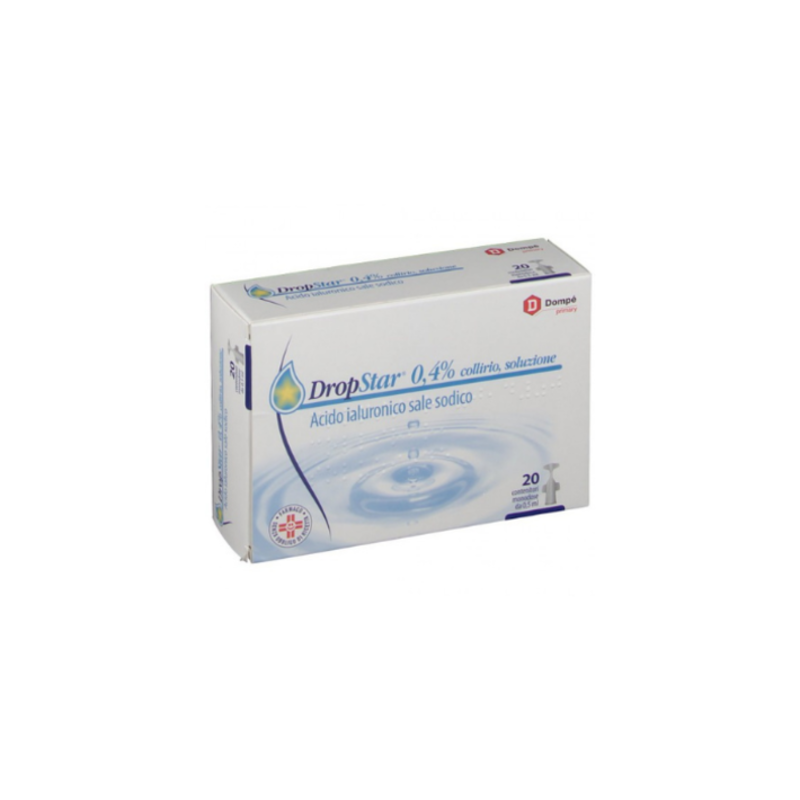 Dropstar 0,4% Collirio, Soluzione 20 Contenitori Monodose Da 0,5 Ml ...