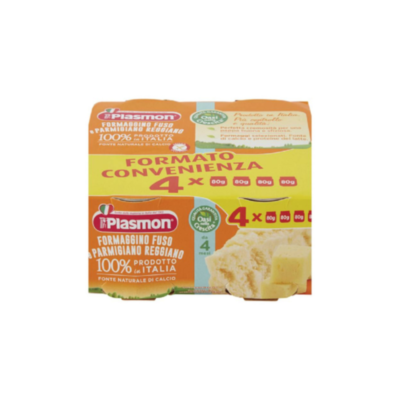 Plasmon Omogeneizzato Formaggino/Parmigiano 4x80 Gr | MarconiFarma - La ...
