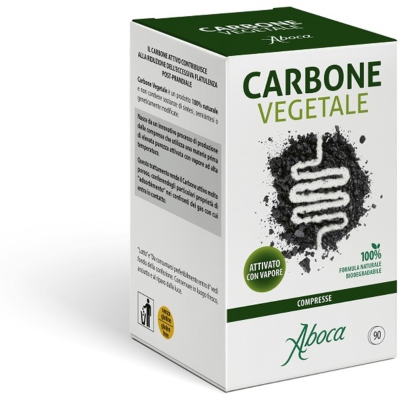 Aboca Carbone Vegetale 90 Compresse | MarconiFarma - La tua farmacia ...