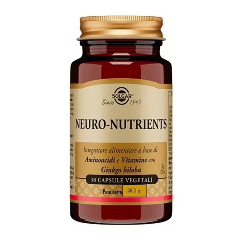 Solgar Neuro Nutrients 30 Capsule Vegetali | MarconiFarma - La tua ...