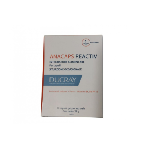 Ducray Anacaps Reactiv Capelli 30 Capsule | MarconiFarma - La tua ...