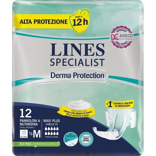 Lines Derm Pann Mut Ap M 12pz | MarconiFarma - La tua farmacia online di fiducia